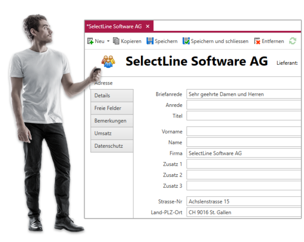Mit SelectLine haben Sie die Geschäftsvorgänge fest im Griff.